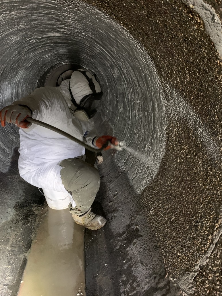 Rehabilitation of Concrete Influent Pipes - Epoxytec, LLC