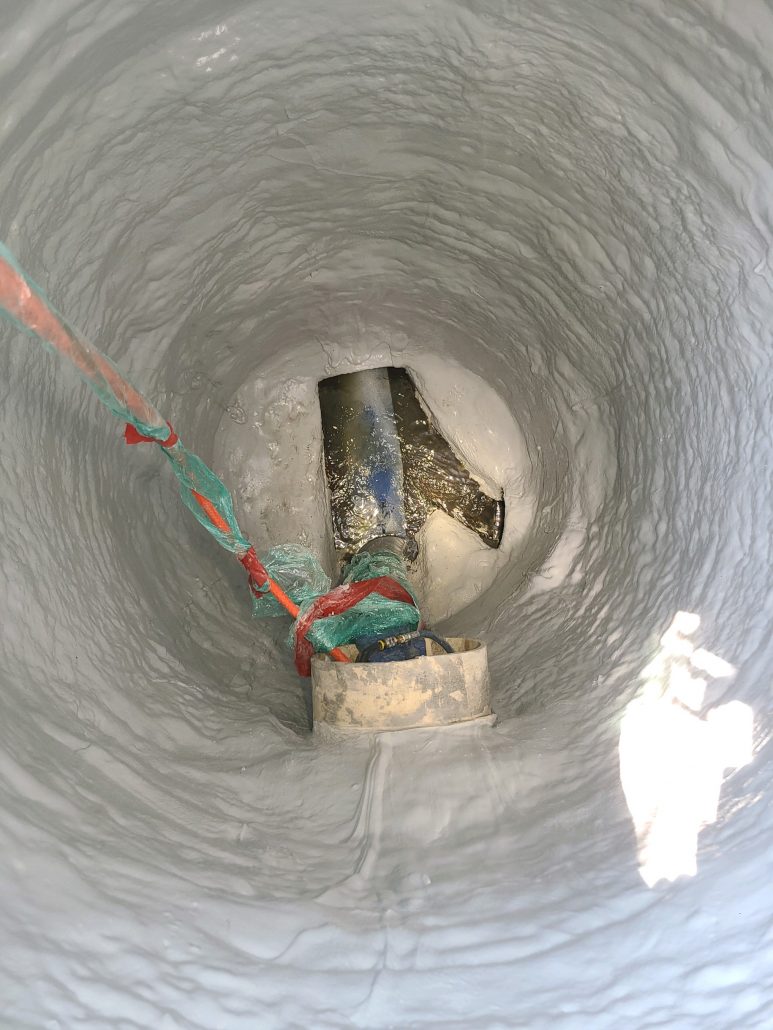 Rehabilitation Solution for a Severely Deteriorated Manhole - Epoxytec, LLC