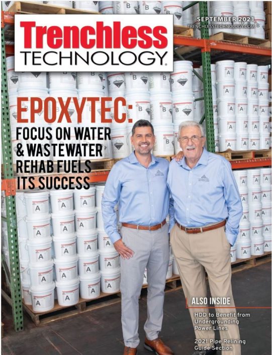 Focus on Water & Wastewater Rehab Fuels Epoxytec's Success - Epoxytec